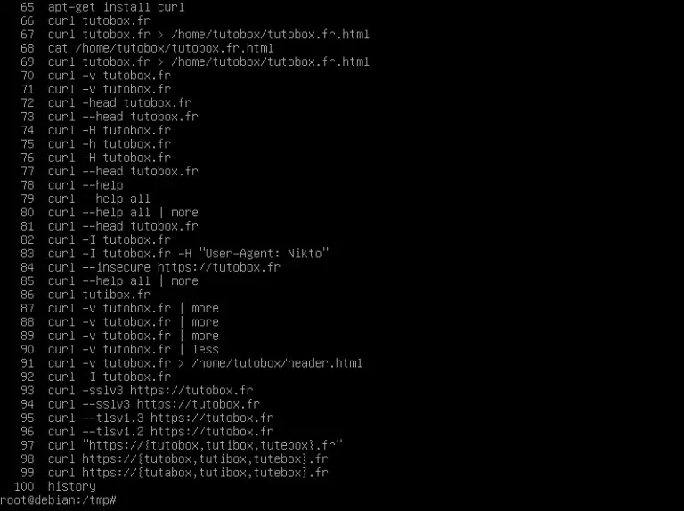 Linux : comment maitriser la commande history ? - Tutobox.fr
